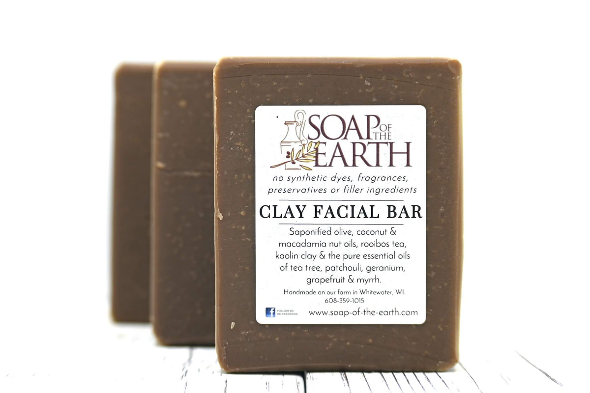 CLAY FACIAL BAR | Soap of the Earth